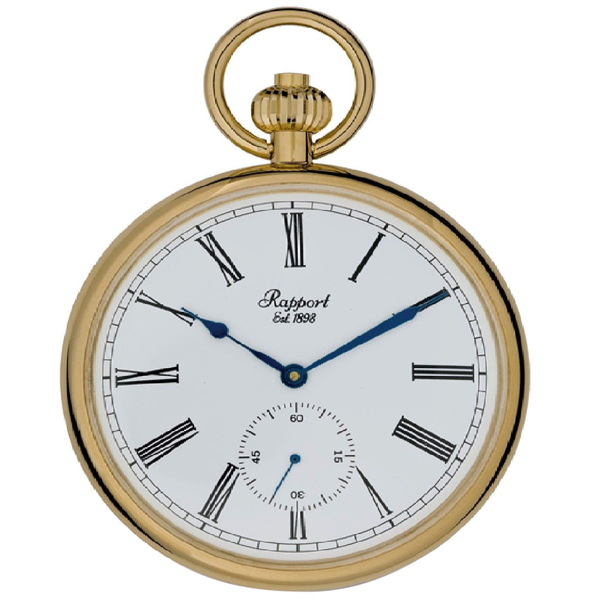 Rapport Pocket Watch Open Face Mechanical 17 Gold PW94 | Royal Tempus